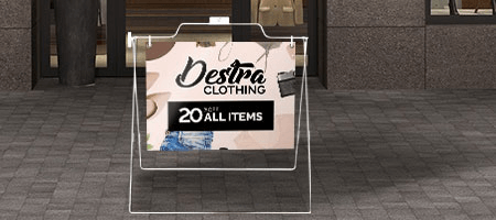 Metal A-Frame Sign Printing - Outdoor Business Signs | NextDayFlyers